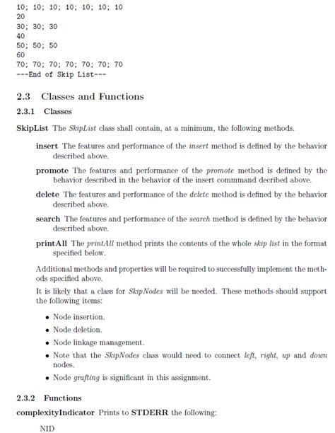 Solved Objective Build A Skip List Data Structure To Chegg