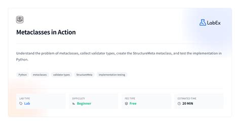 Metaclasses In Action Labex