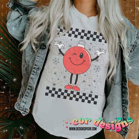 Ornament Checkered Dtf Transfer Design Sweet And Sassy Store