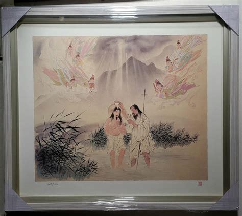 운보 김기창 판화 에디션 성화5점 그림 세컨웨어