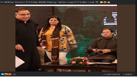 Rabia Malik And Iftikhar Durrani Leaked Video Sparks Outrage Online