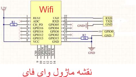 بخش ماژول شناسی اِلکترونیکی Module ماژول وای فای ماژولِ Wifi ماژول ارتباط وای فای Wifi بیشتر