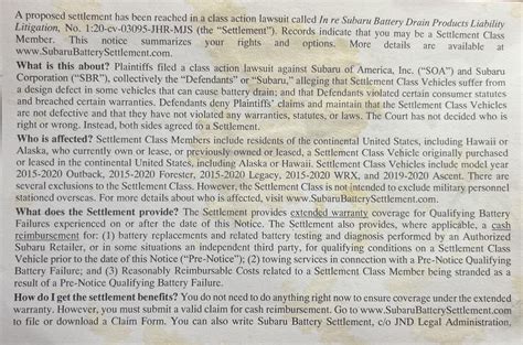 2015 Battery Defect R Subarulegacy