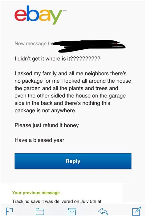 Buyer Says Item Never Delivered Although Tracking Says It Was What Do
