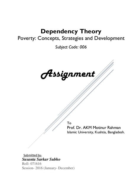 Dependency Theory