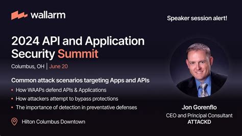 Wallarm Api Security Leader On Linkedin Api Apisecurity Apisummit Ohio Columbus Event