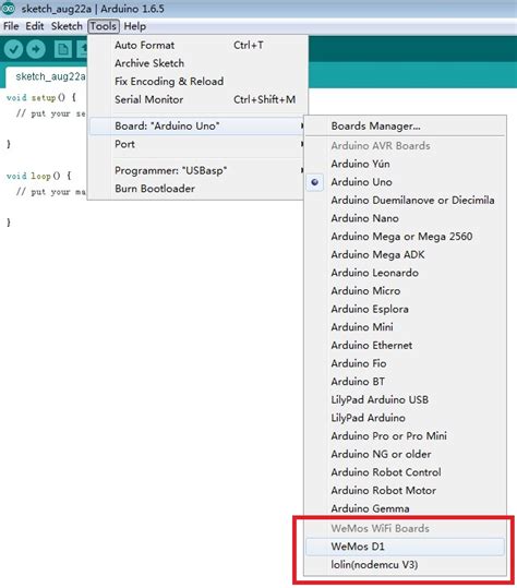 Wemos D1 Wifi Nodemcu Wifi Uno Board Esp8266 For Arduino Arduino
