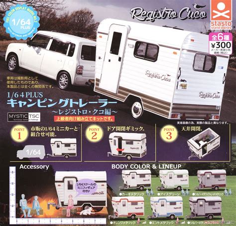 1 64 PLUS キャンピングトレーラー レジストロクコ編 玩具 その他の画像2
