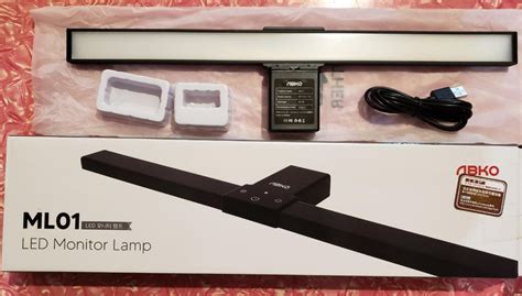 Abko Led Monitor Lamp 3段光度 可夾式led燈 Ml01 電腦＆科技 電腦周邊及配件 電腦周邊產品 Carousell