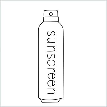 How To Draw Sunscreen Step By Step 5 Easy Phase