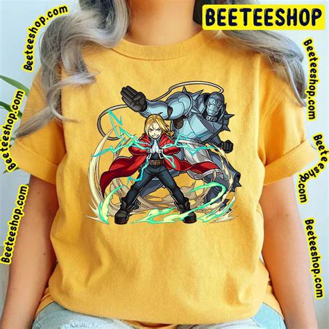 Edward Elric Evolution Fullmetal Alchemist Trending Unisex T Shirt