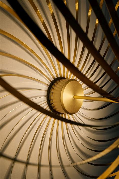 Spring Led Pendant Light Tom Dixon Brass X H Cm Tom Dixon Spp Beu