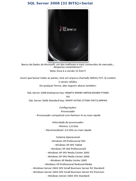 Sql Server 2008 Pdf Microsoft Windows Windows Server 2003