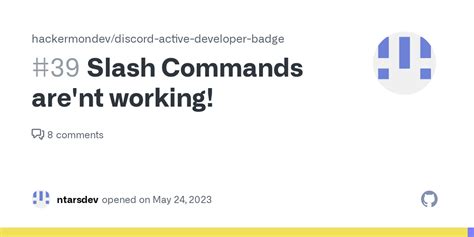 Slash Commands Are Nt Working Issue 39 Hackermondev Discord