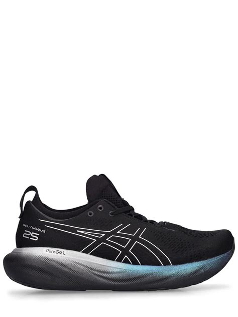 Asics Gel Nimbus 25 Platinum Sneakers In Black For Men Lyst Uk