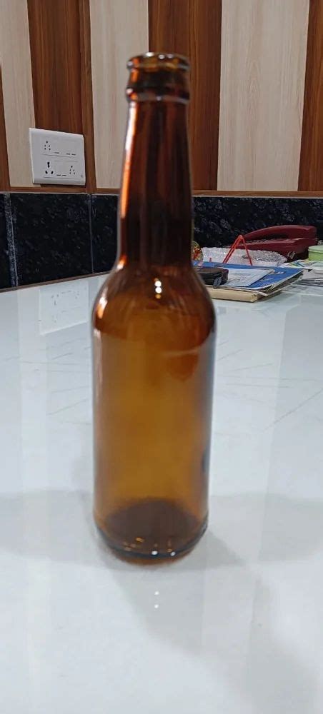 330 Ml Amber Glass Beer Bottle At Rs 10piece Firozabad Id