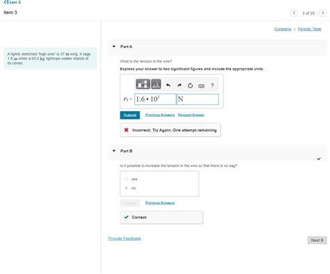 Solved A Tightly Stretched High Wire Is M Long It Sags Chegg Com