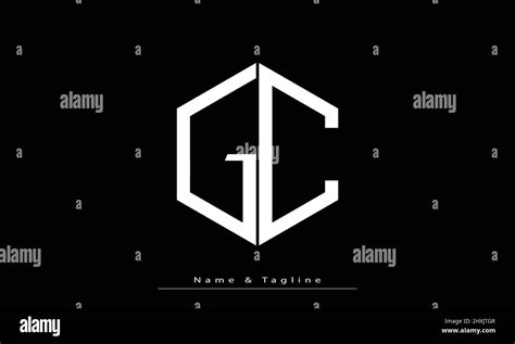 Alphabet Letters Initials Monogram Logo GC CG Stock Vector Image