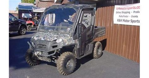 2010 Polaris Ranger Xp 800 Camo Cab Winch For Sale Atv