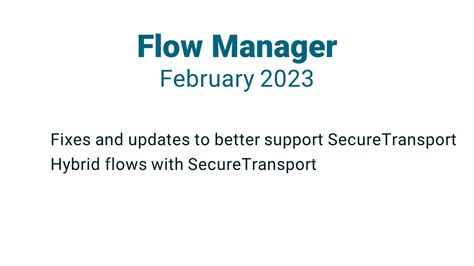 Whats New In Axway Flow Manager February 2023 YouTube