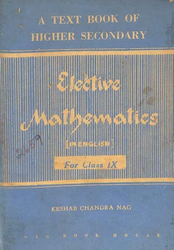 Elective Mathmatics Part 1 Free Download Borrow And Streaming