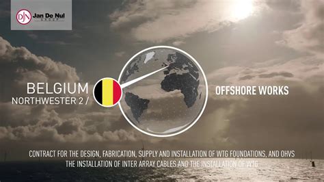 Offshore Wind Farm Northwester 2 In Belgium Youtube