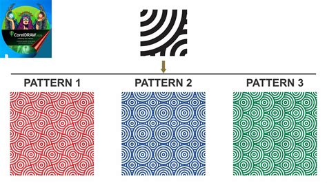 Coreldraw Tutorials Create Seamless Background Patterns Zamzam Graphics Youtube