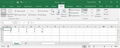 Excel 2016 ウインドウ枠の固定
