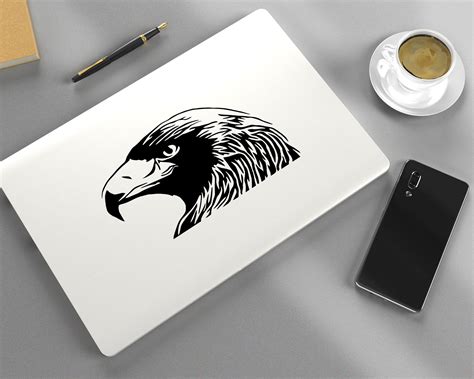 Bald Eagle Decal Eyecatching Vinyl Art Sticker For Laptop Car Window
