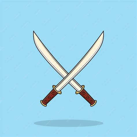 Premium Vector Epic Battle Sword Vector Design