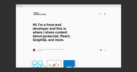 Gisela Difini On Linkedin Gatsby Gatsbyjs React Reactjs Frontend