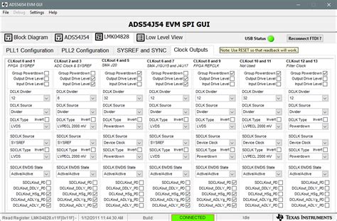 ADS54J54EVM Read DDR To File TIMED OUT ERROR TSW14J56 Rev E Data Converters Forum Data