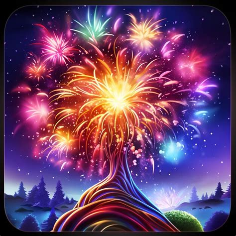 Feux Dartifice Pour La Fête Du Nouvel An Des Feux Dartifice Colorés