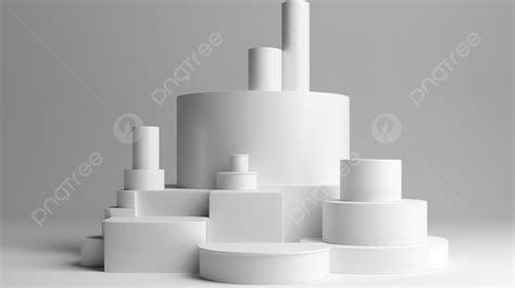 白色講台 3d 渲染完美展示產品 站立 产品阶段 产品平台背景圖片和桌布免費下載