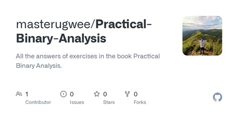 Github Masterugweepractical Binary Analysis All The Answers Of Exercises In The Book