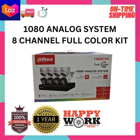 Dahua Kit Dh Kit Cvi2mp4b4d Fc Full Color 8 Camera 4 Indoor And 4