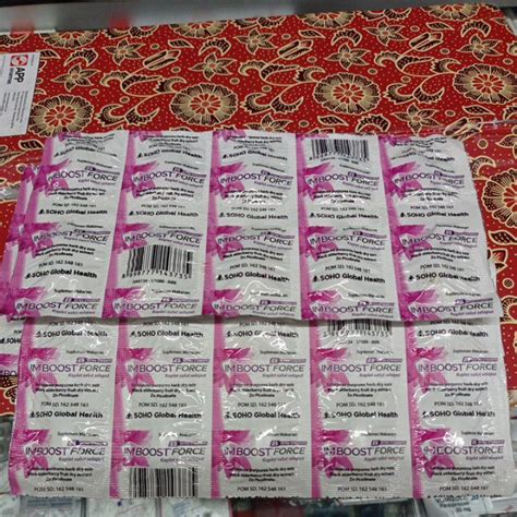 Jual Imboost Force Extra Strength 1 Strip 10 Tablet Shopee Indonesia