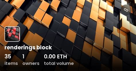 Renderings Block Collection Opensea