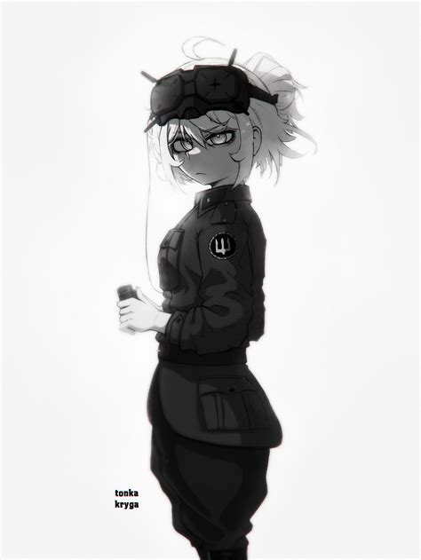 Tanya Degurechaff Youjo Senki Drawn By Tonka Kryga Danbooru