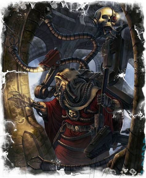 Researching An Alien Item By Alberto Bontempi Warhammer 40k Artwork