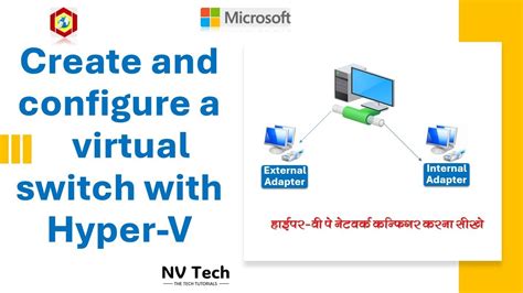 create and configure a virtual network switch with hyper v ii external