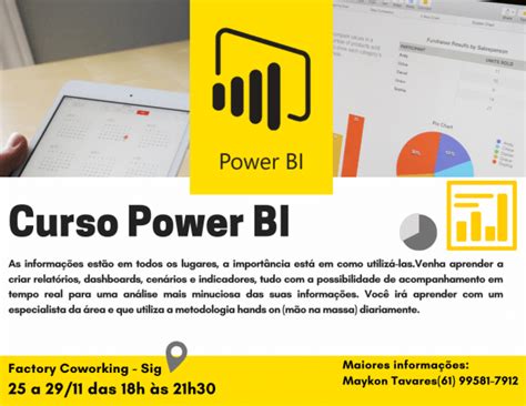 Curso De Power Bi Em Bras Lia Sympla