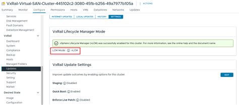 VxRail How To Enable VSphere Lifecycle Manager VLCM Mode Dell US