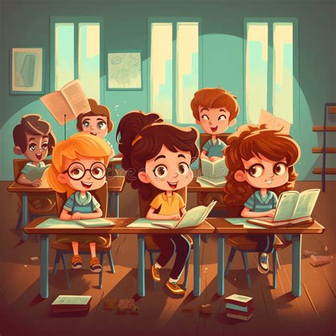 Generative Ai Man Working With Computer Stock Illustration Illustration Of Generative