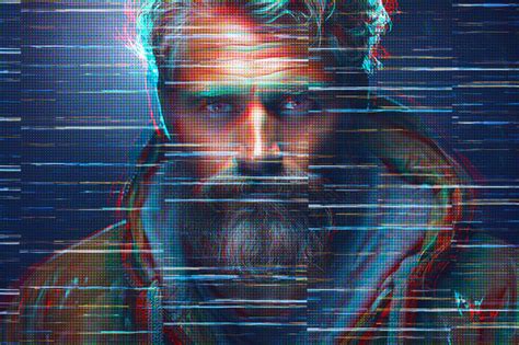 Retro Glitch Photo Effect Template Scene Generators Ft Photo And Effect Envato