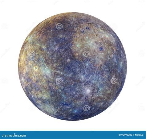 Planeet Mercury Isolated Stock Illustratie Illustration Of Astronomie