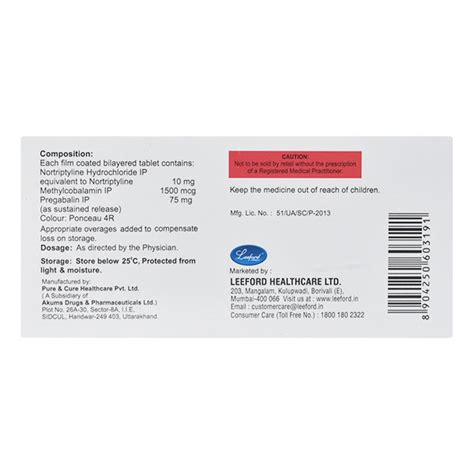Pregabanyl Ntm Tablet 💊 Generic Seva