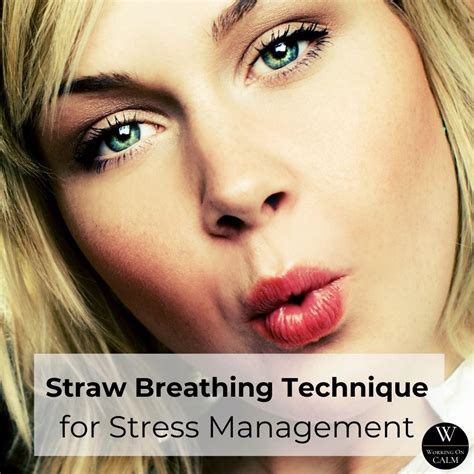 Straw Breathing Technique For Stress Management