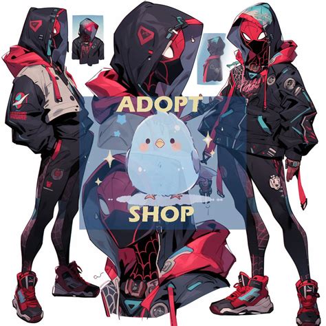 Hooded Spider Ai Adopt Open By Adoptpopshop On Deviantart