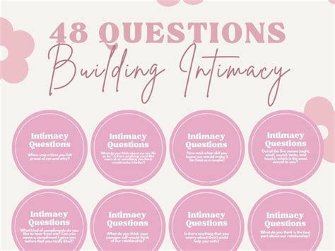 48 Building Intimacy Questions LDR Questions Questions For Couples Games For Couples Valentines